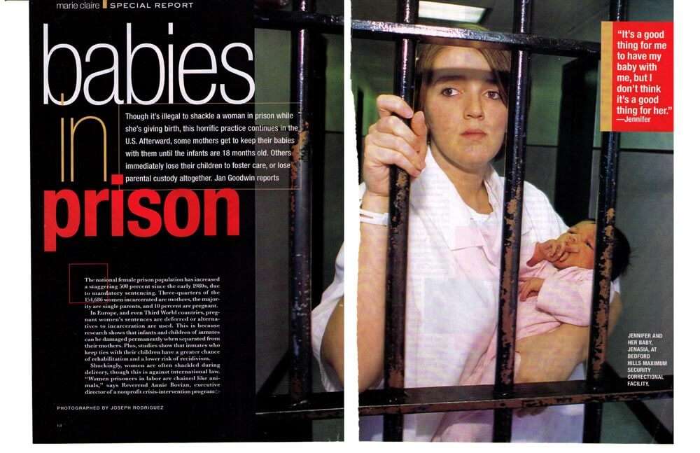 BABIES IN PRISON — MARIE-CLAIRE MAGAZINE – JAN GOODWIN